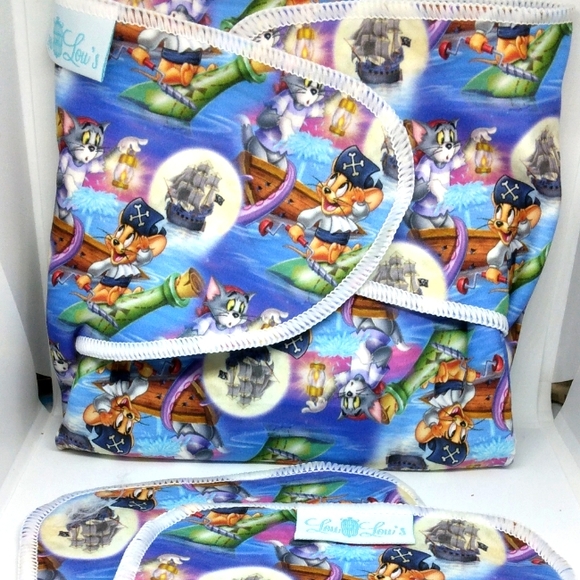 Hand Crafted | Accessories | Tom An Jerry Cloth Diaper Preflat | Poshmark
